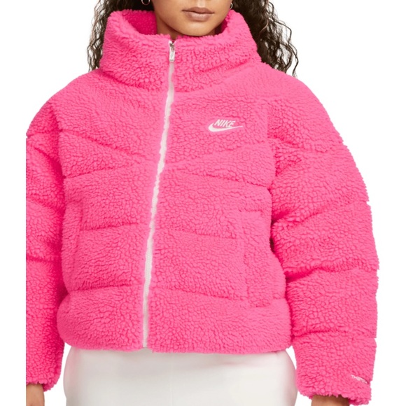 Nike | Jackets & Coats | Hyper Pink Nike Sportswear Thermafit City ...
